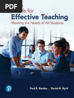 Methods For Effective Teaching | PDF