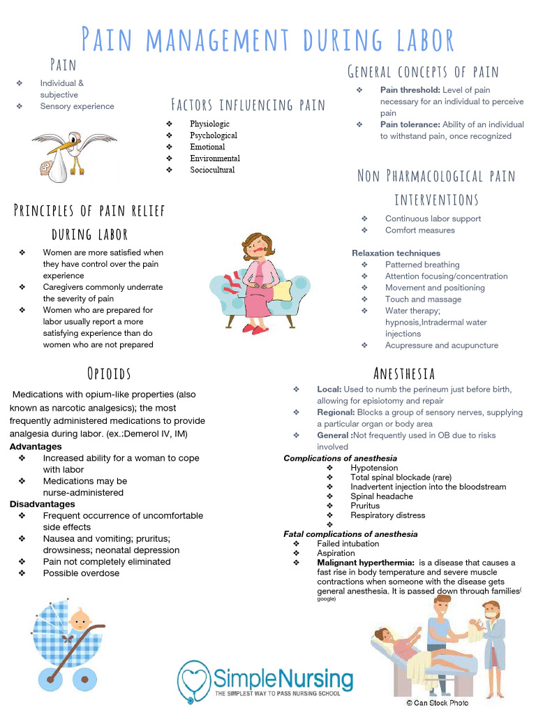 Pain Management Strategies in Labor | PDF | Pain | Pain Management