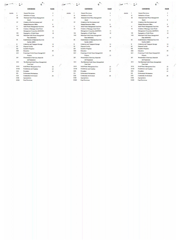 Mun. Ord. 08 03 Solid Waste Management Ordinance | PDF
