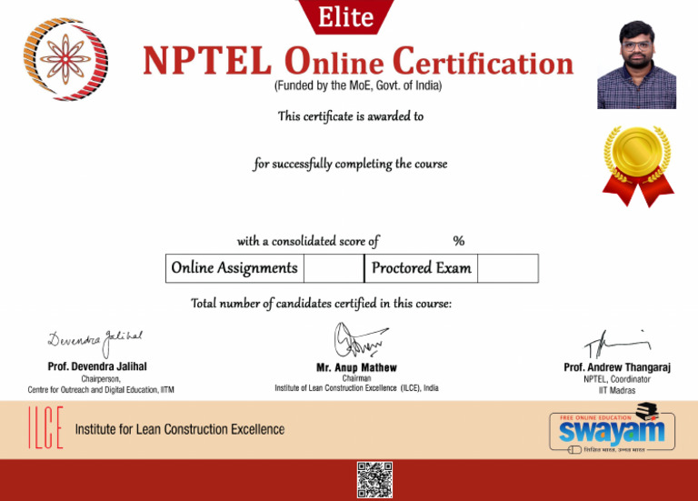 Lean Construction Basics Certificate Verification Pdf