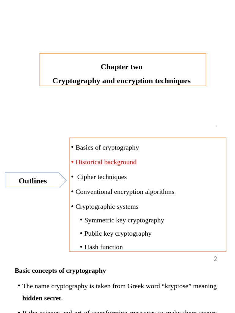 chapter 2 cryptography | PDF | Cryptography | Key (Cryptography)