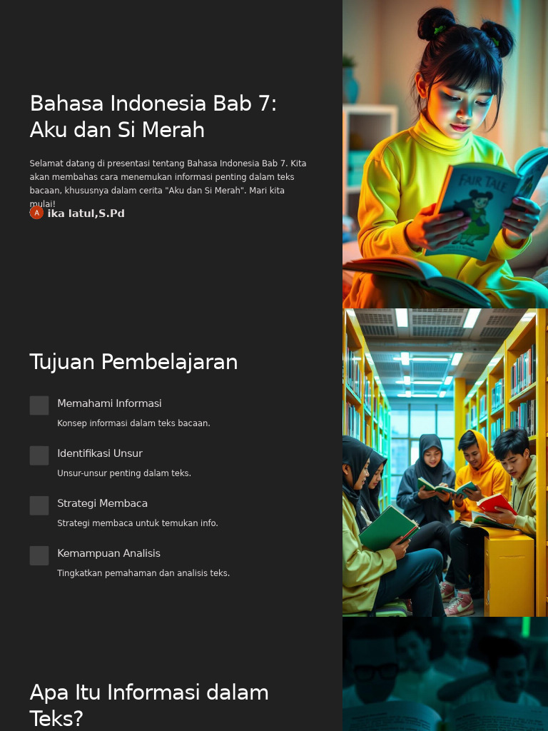 Bahasa Indonesia Bab 7 Aku Dan Si Merah | PDF