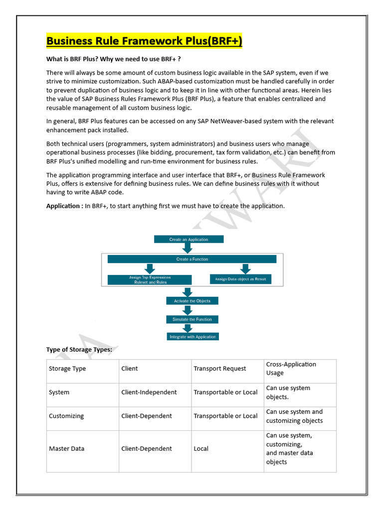 BRF Plus | PDF | Computer Programming | Software