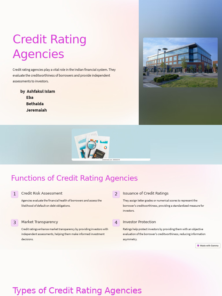 Wa0007. | PDF | Credit Rating Agency | Credit Rating