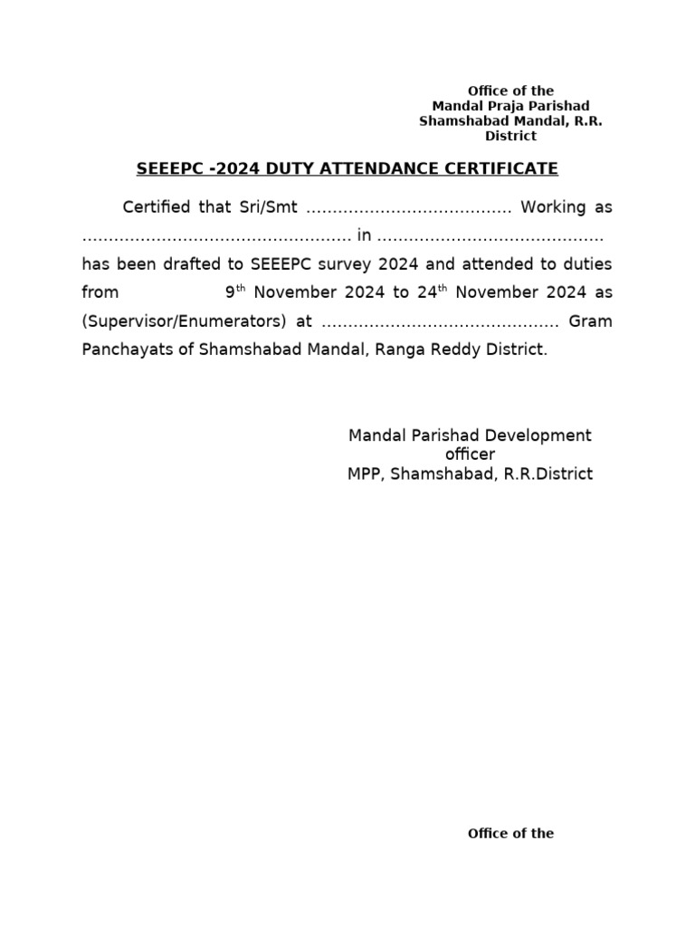 SEEEPC Certificate | PDF