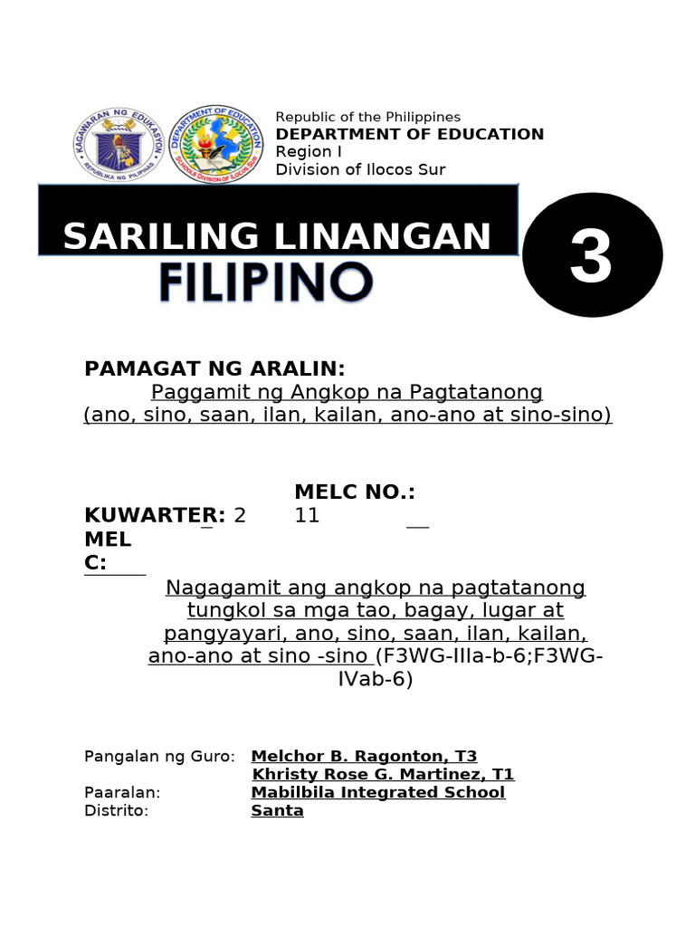 Module Filipino | PDF