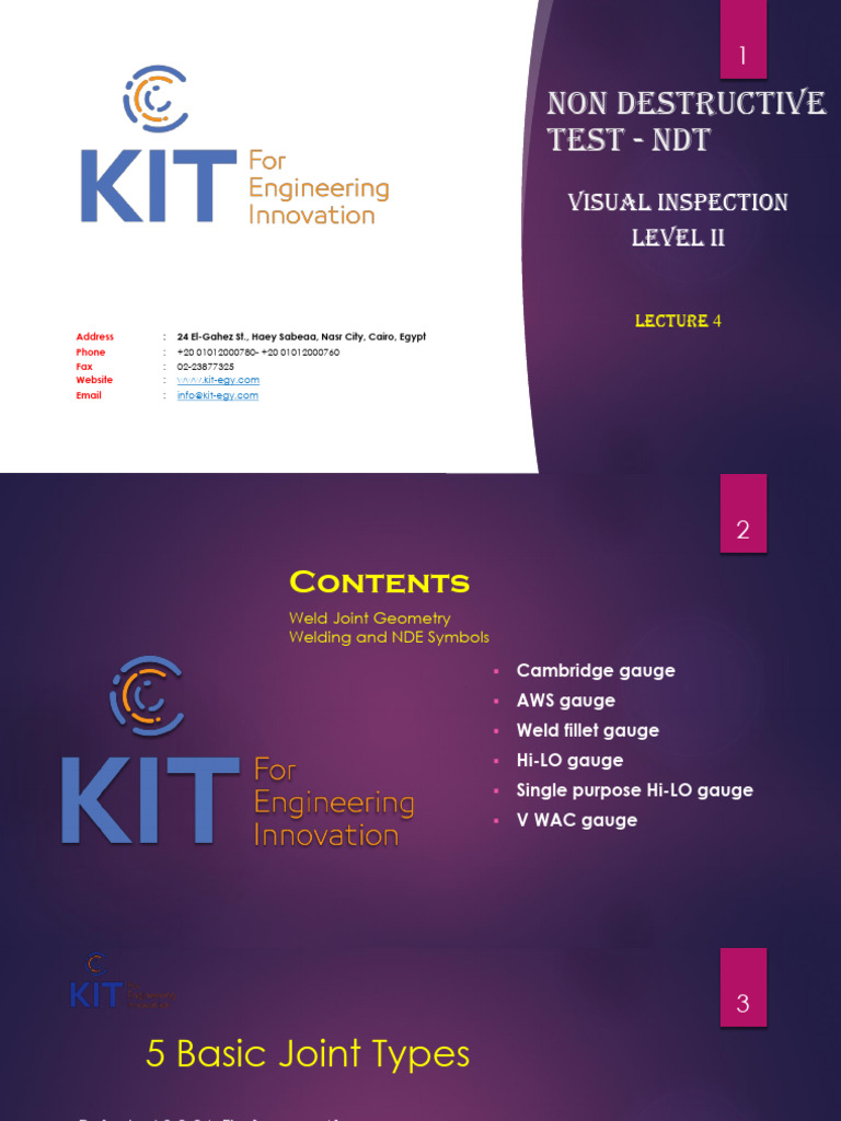 Lecture 04 VT | PDF | Welding | Construction