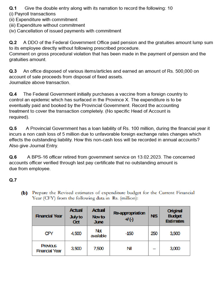 NAM Questions | PDF
