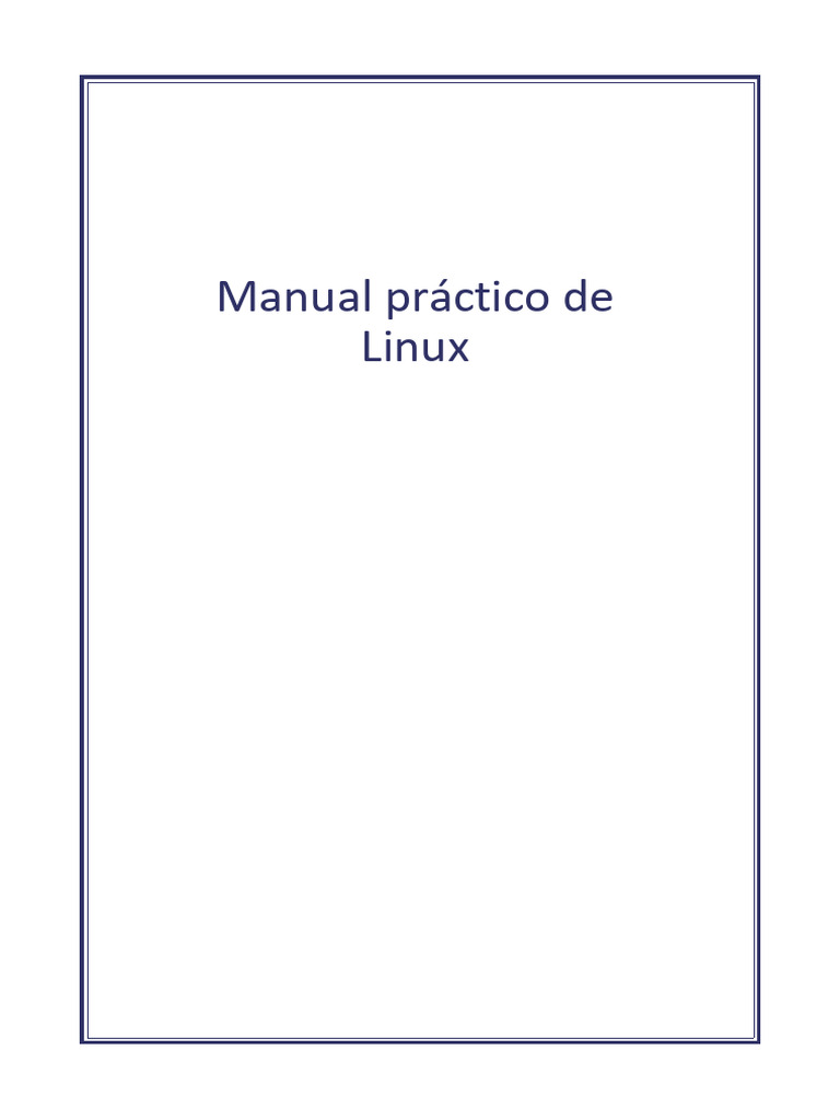 Manual Práctico de LINUX | PDF
