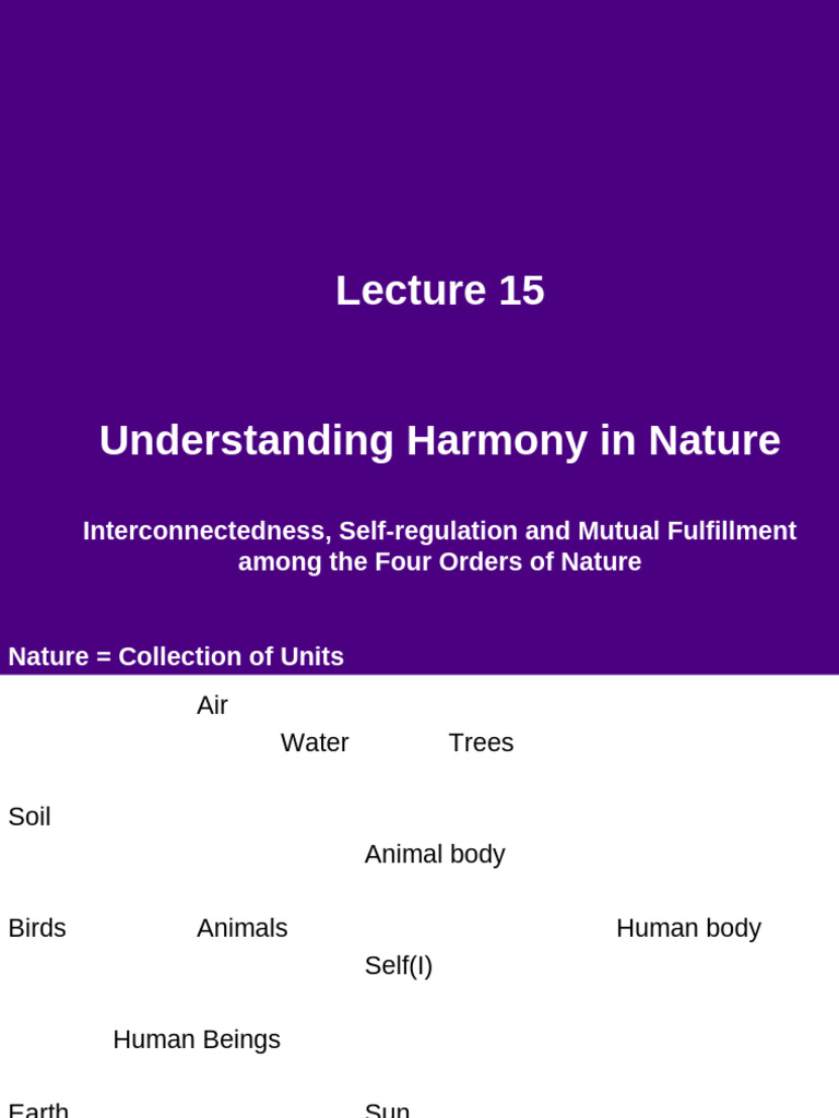 15 Nat Harmony In Nature Pdf Biology