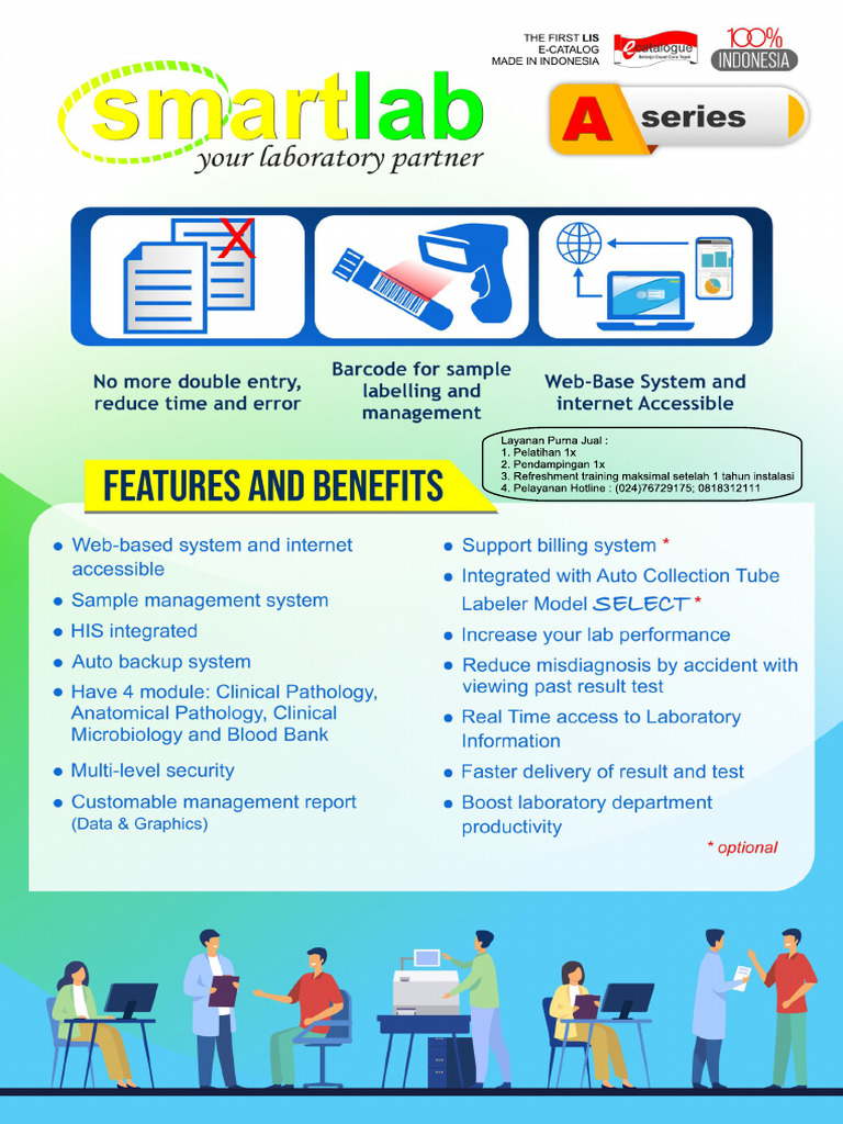 Brosur Laboratory Information System (LIS) Smartlab A (ori) | PDF