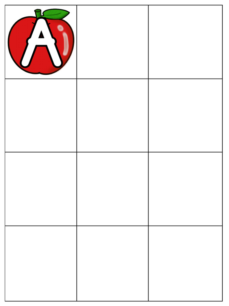 Apple Tree Alphabet Activity | PDF