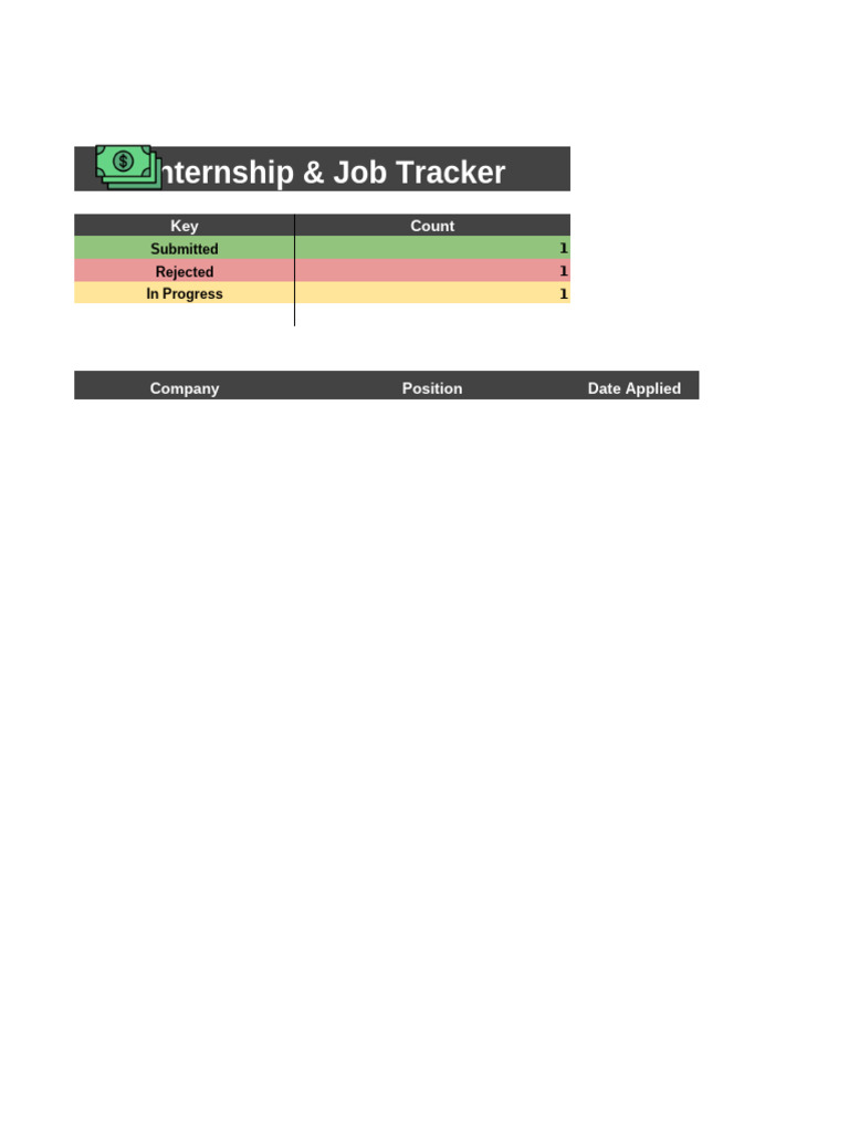 Internship & Job Tracker | PDF
