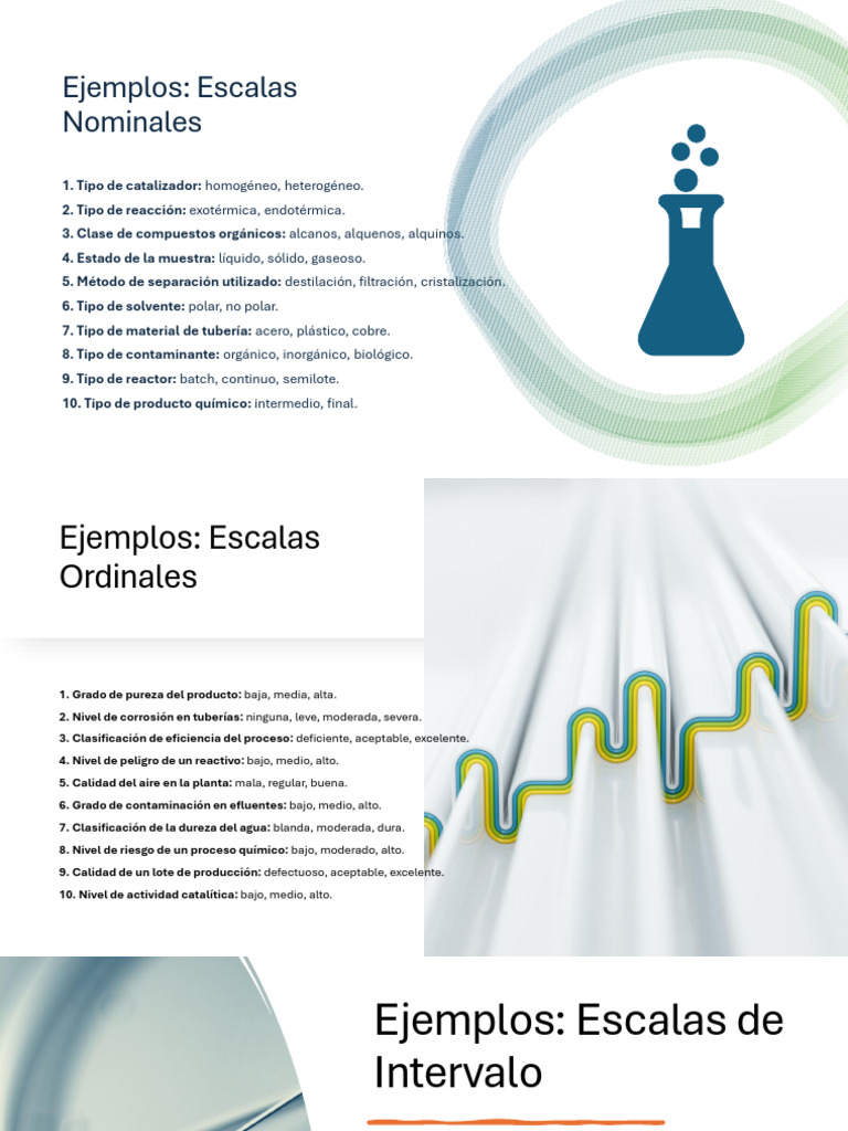 Ejemplos de Escalas en Química | PDF