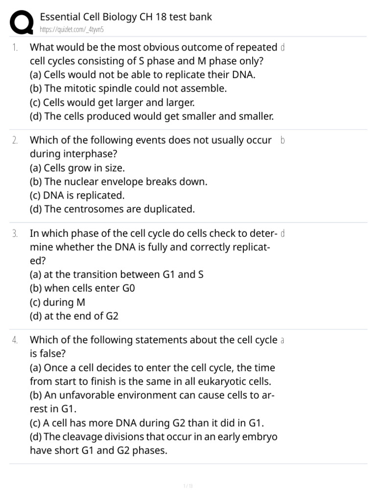 chapter18 세생 | PDF | Biology