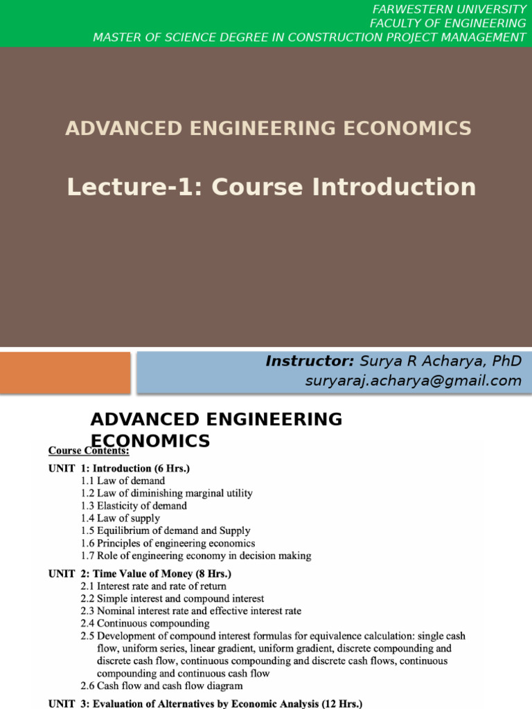 Course Introduction To Economics | PDF | Economics | Market (Economics)