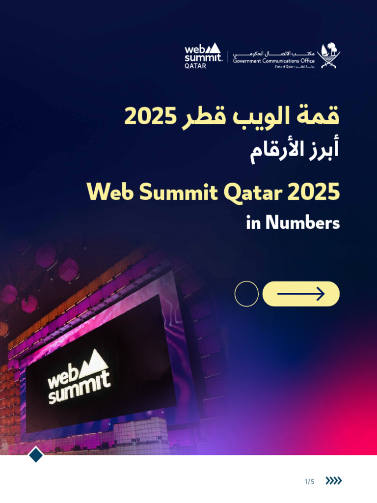 Web Summit Qatar 2025 in Numbers | PDF