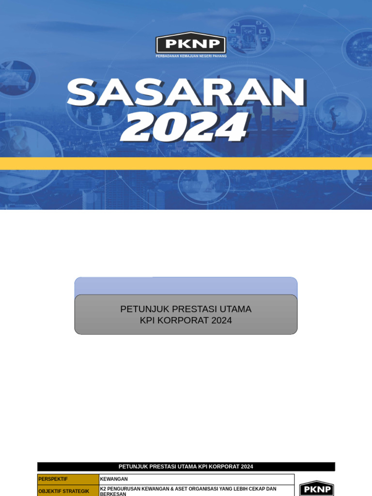 Sasaran 2024 (Main) | PDF