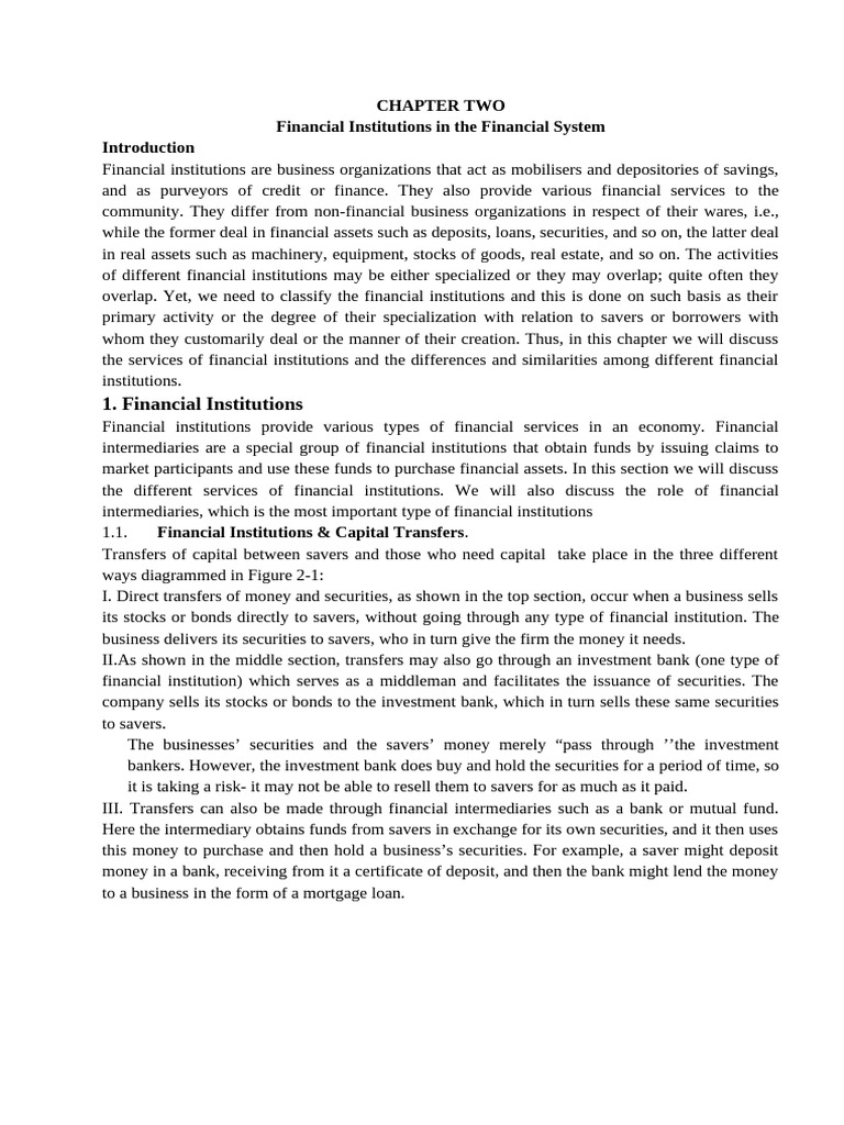 CHAPTER 1-3 | PDF | Interest | Banks