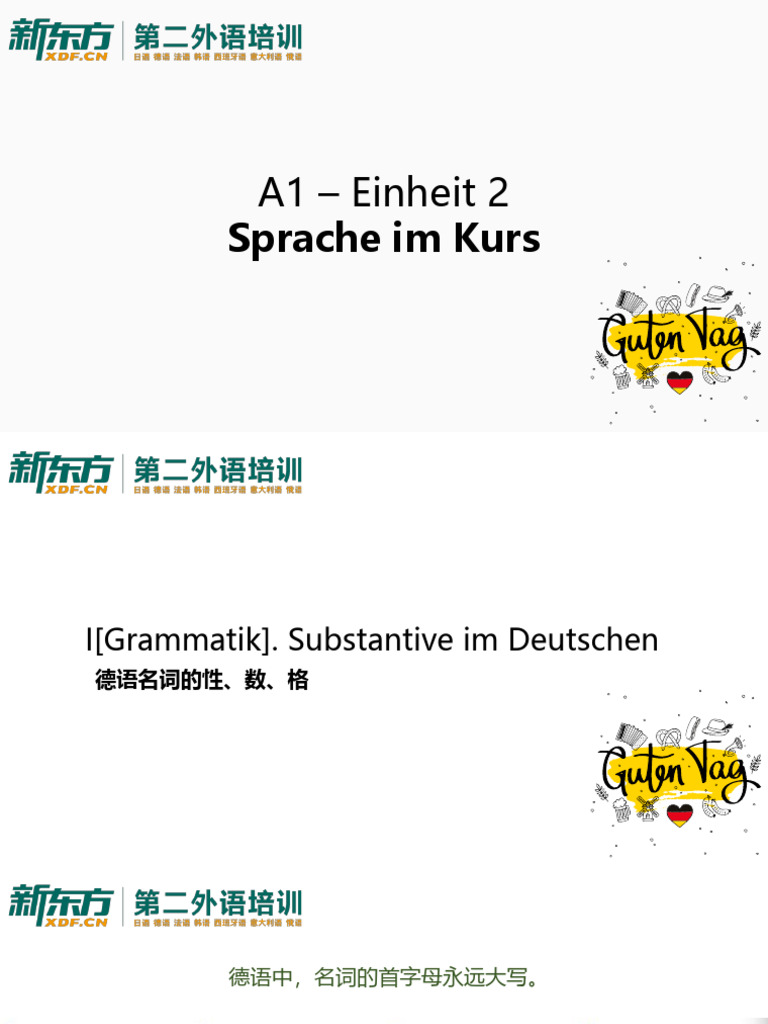 A1 - E2 Sprache im Kurs | PDF