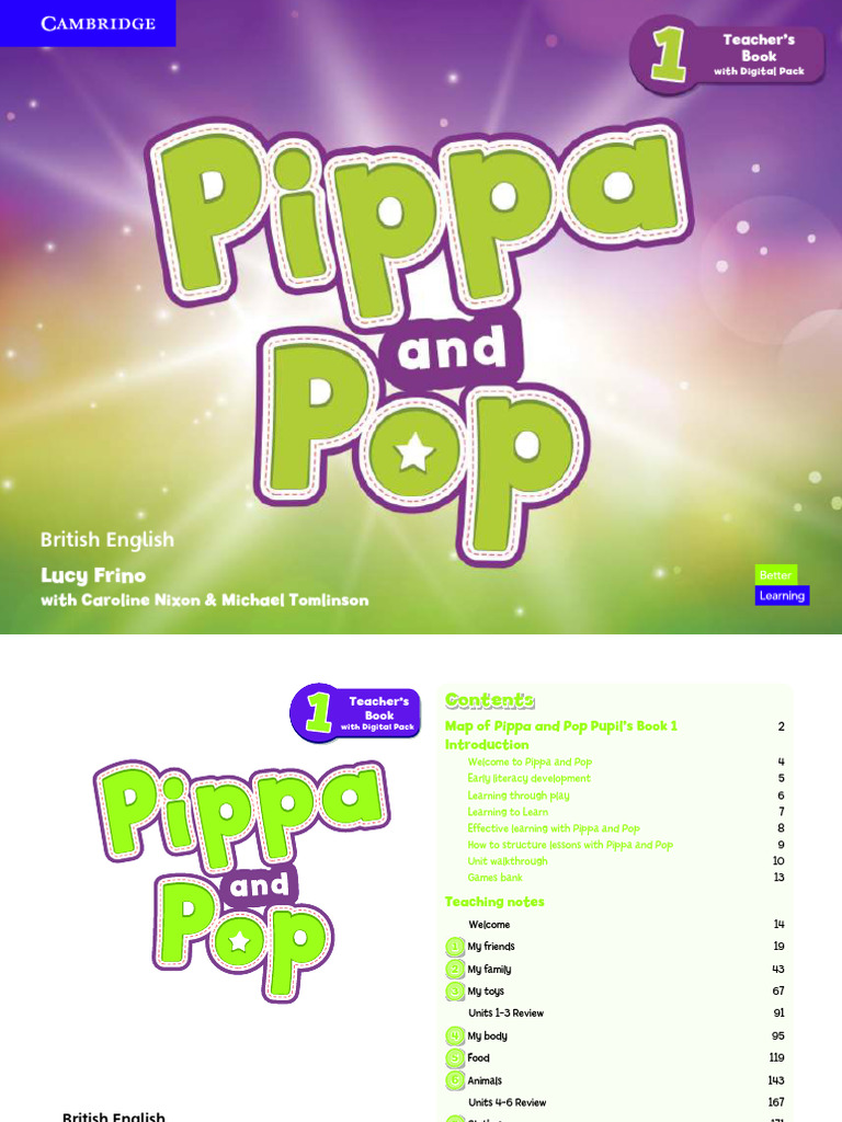 Pippa and Pop BR 1 Teachers Book | PDF | Learning | Literacy