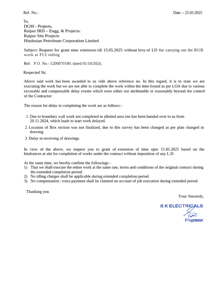 Annexure-3 Vendor Request Letter | PDF