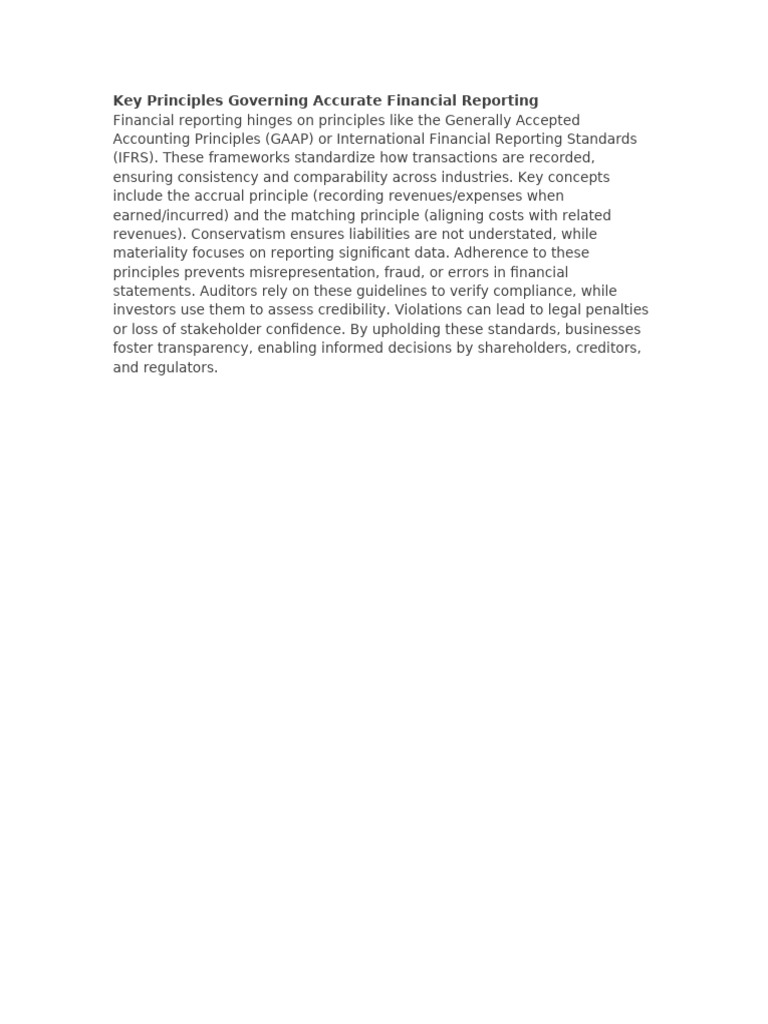The Fundamental Role of Accounting in Business Operations Part 8 | PDF