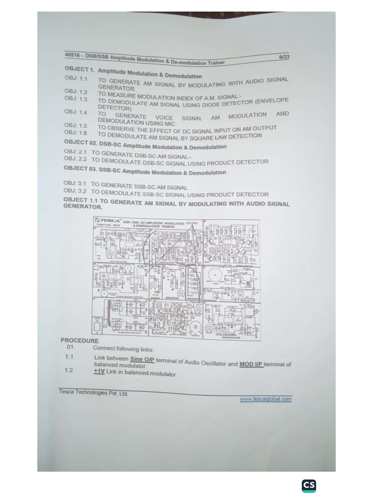 Communication Systems 1 Lab Manual-1 | PDF