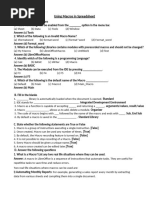 Chapter 5 - Using Macros in Spreadsheet | PDF | Macro (Computer Science) | Spreadsheet