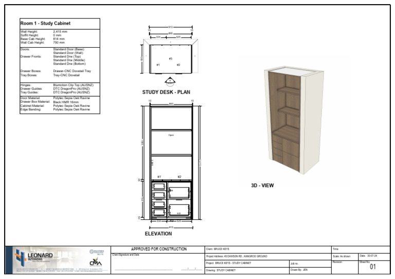 Bruce Keys Study Cabinet Approval | PDF
