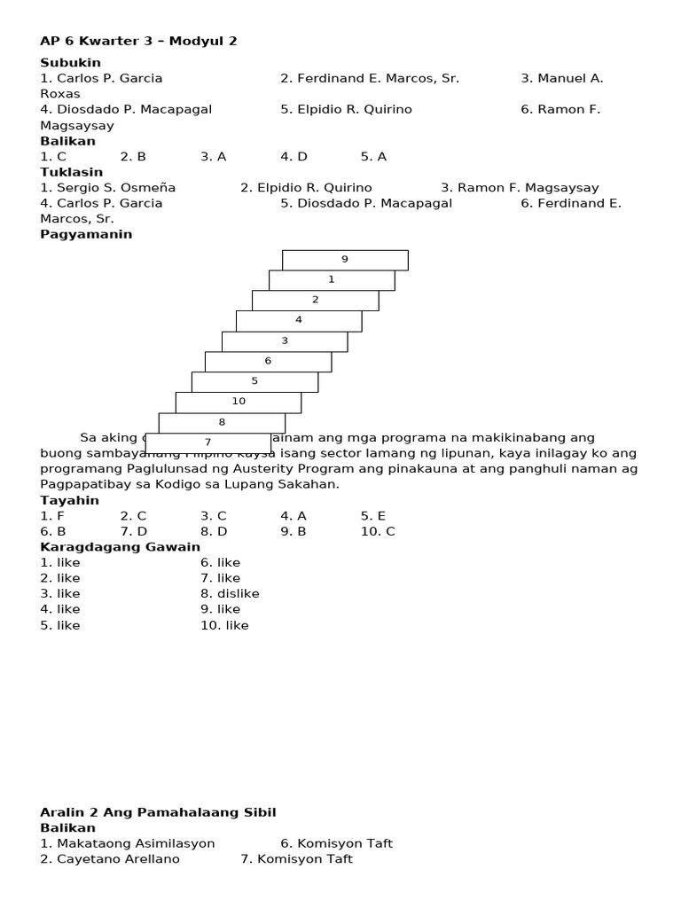 AP 6 Q3 Modules | PDF