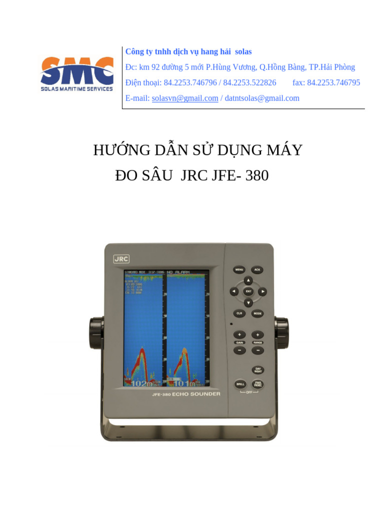 Đo Sâu Jfe 380 | PDF