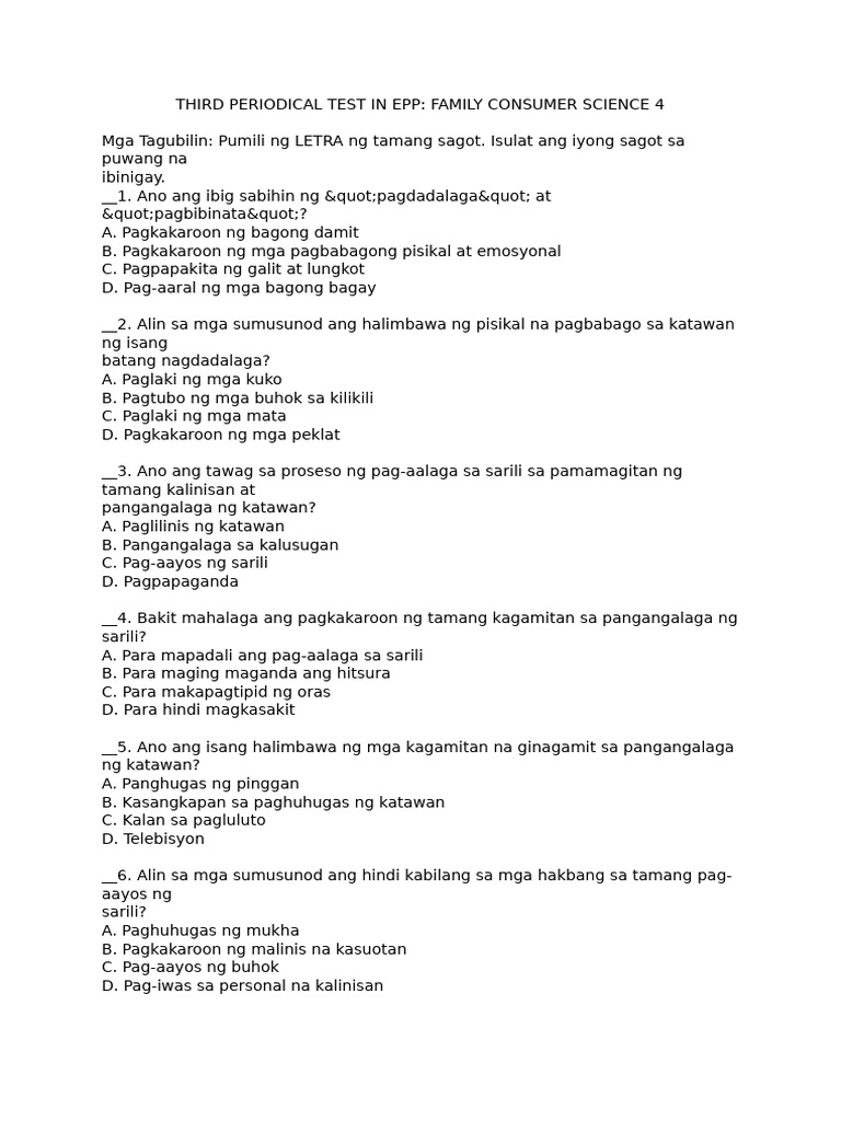 Epp 4 | PDF