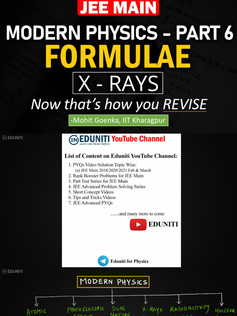 X-Ray Production and Revision Guide | PDF