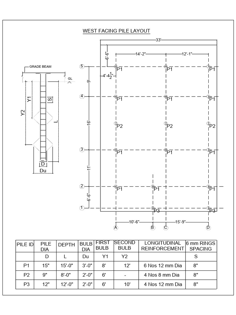 WEST Pile Layout 2023-08-15 | PDF
