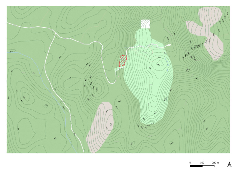 Kanheri Hills Contour Map | PDF