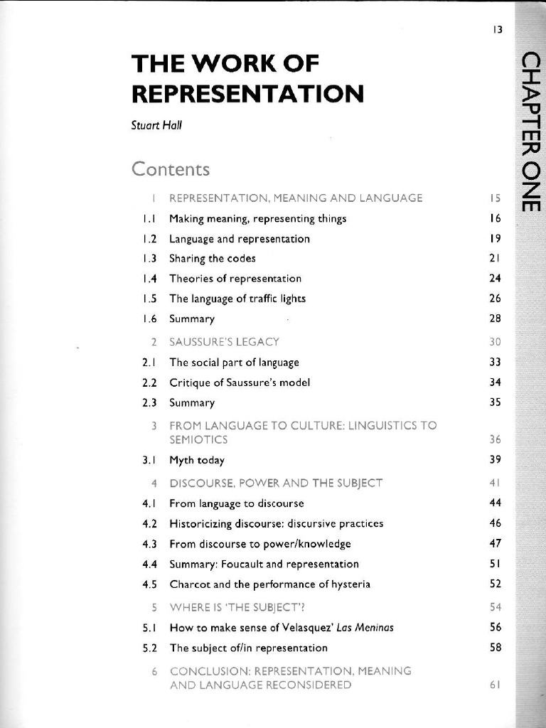 Representation Ch1 | PDF