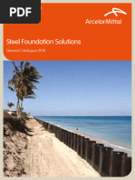 Sheet Pile Specifications Guide | PDF | Building Materials
