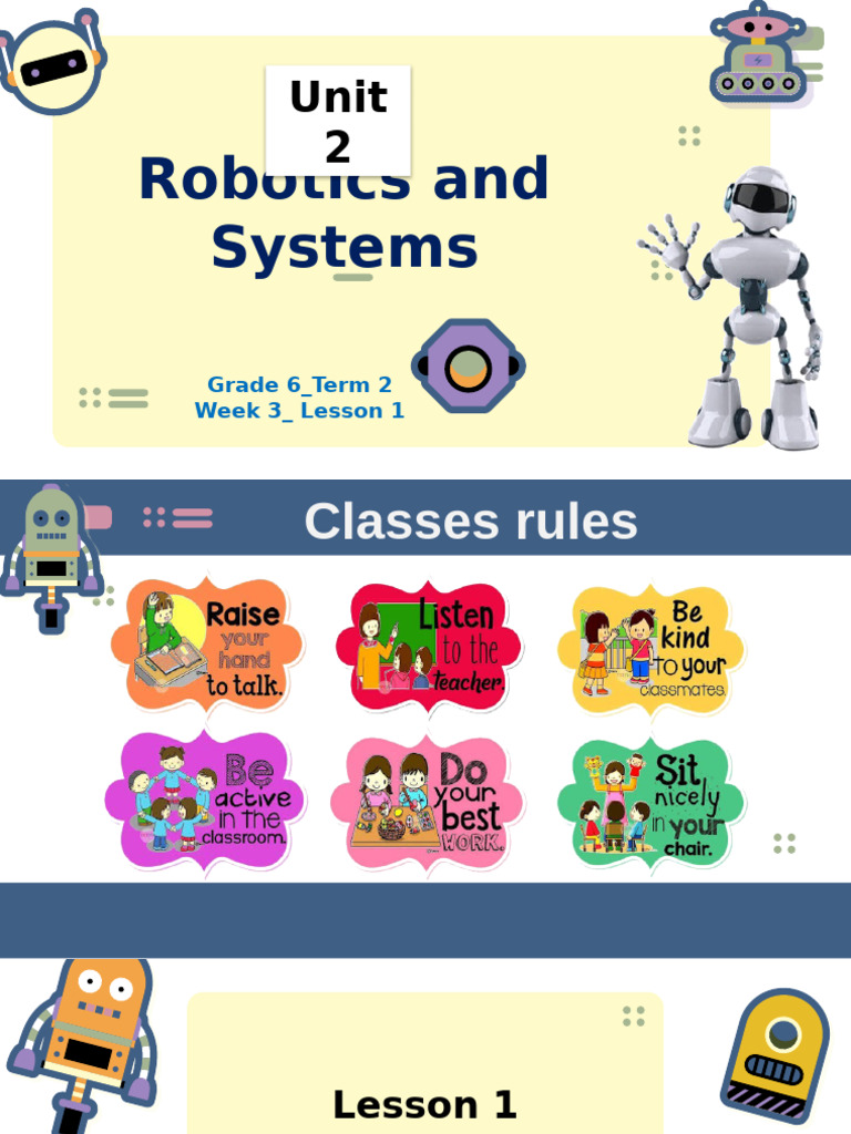 Understanding Robotics for Grade 6 | PDF | Electric Motor | Servomechanism