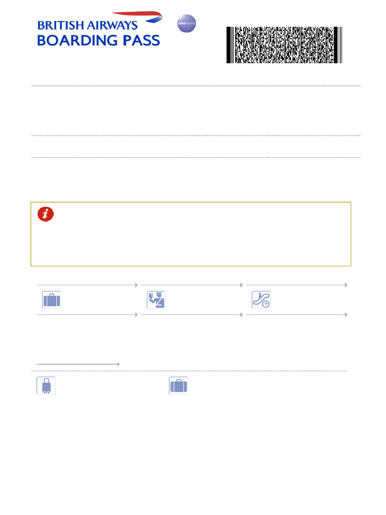 Boarding Pass BA0213 LHR BOS 077 | PDF | Airlines | Civil Aviation