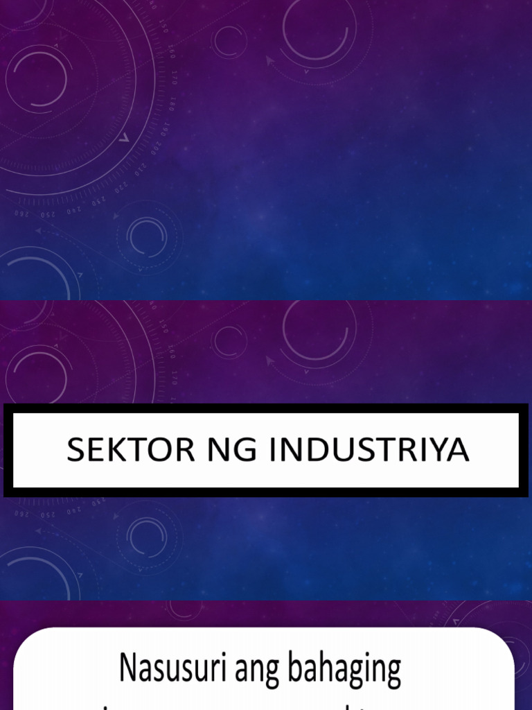 Sektor NG Industriya | PDF
