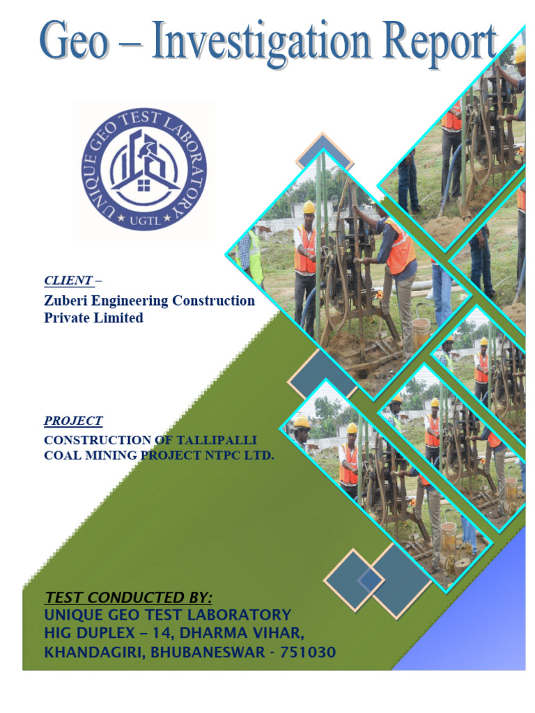 Soil Investigation Report of NTPC Tallipalli | PDF | Natural Materials | Soil