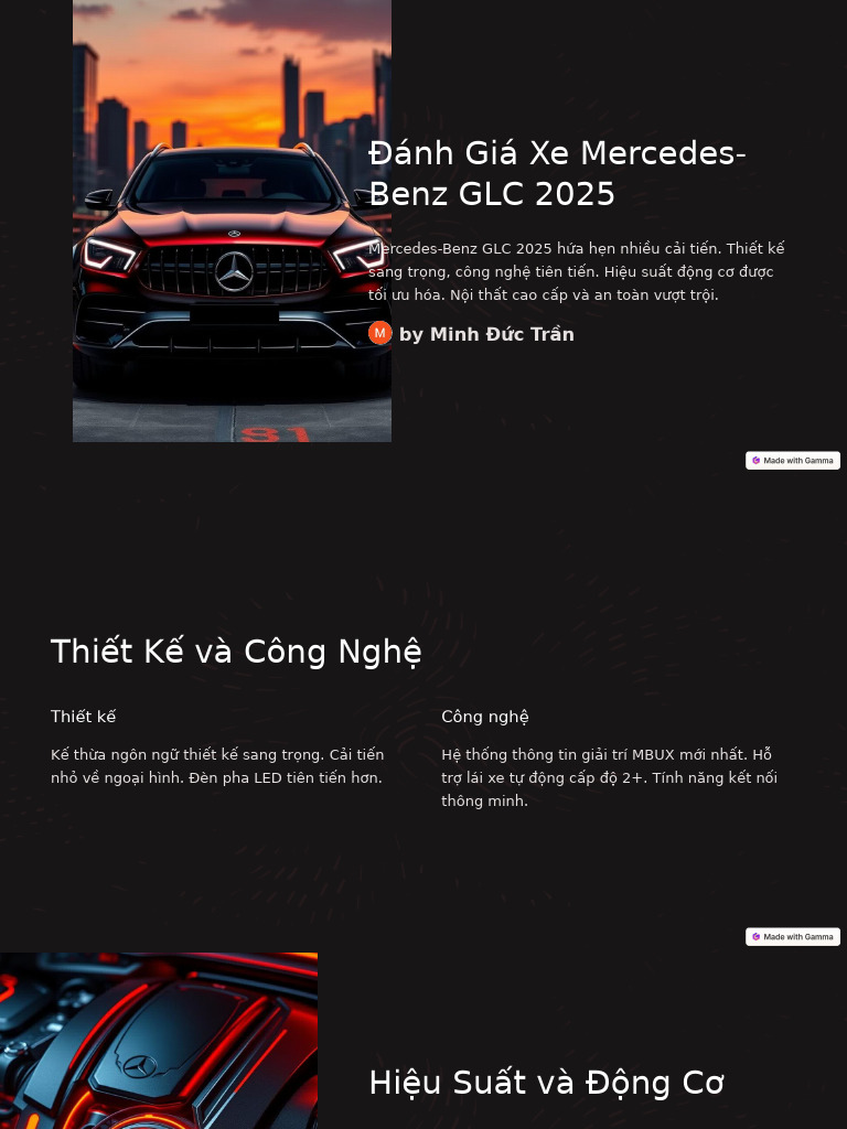 DJanh Gia Xe Mercedes Benz GLC 2025 | PDF