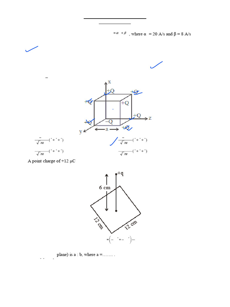 01 Electrostatics 18022022 | PDF | Capacitor | Capacitance