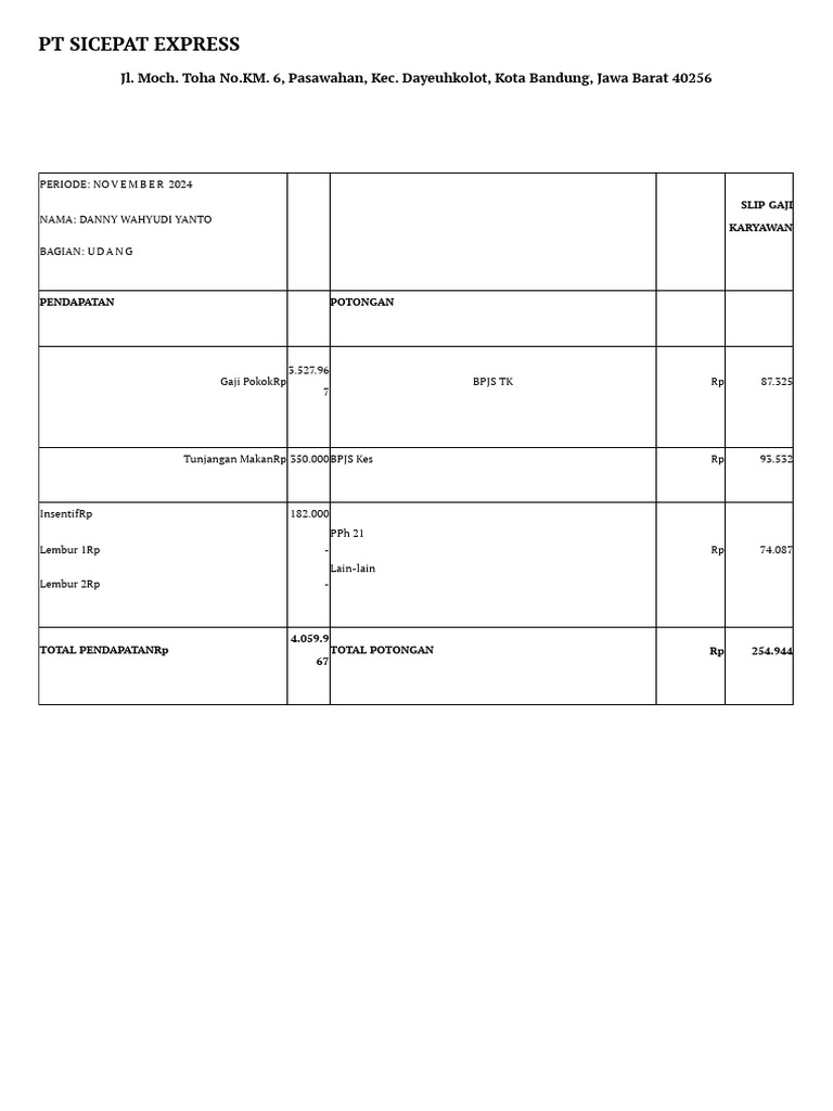 Slip Gaji Vivit Nopita - Jun 24.docx - 20241107 - 193217 - 0000 | PDF