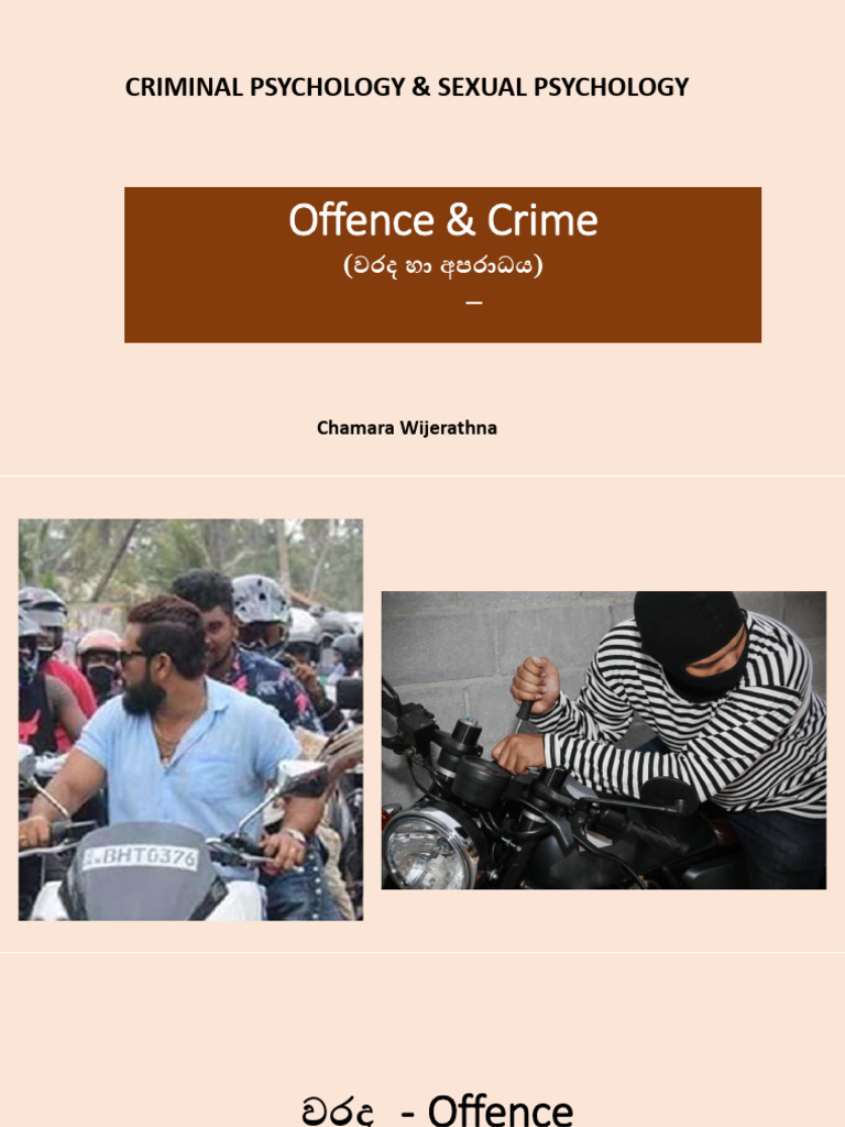 5 - Offence & Crime | PDF