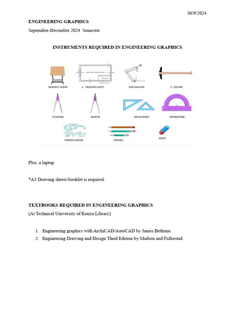 Engineering Graphics | PDF