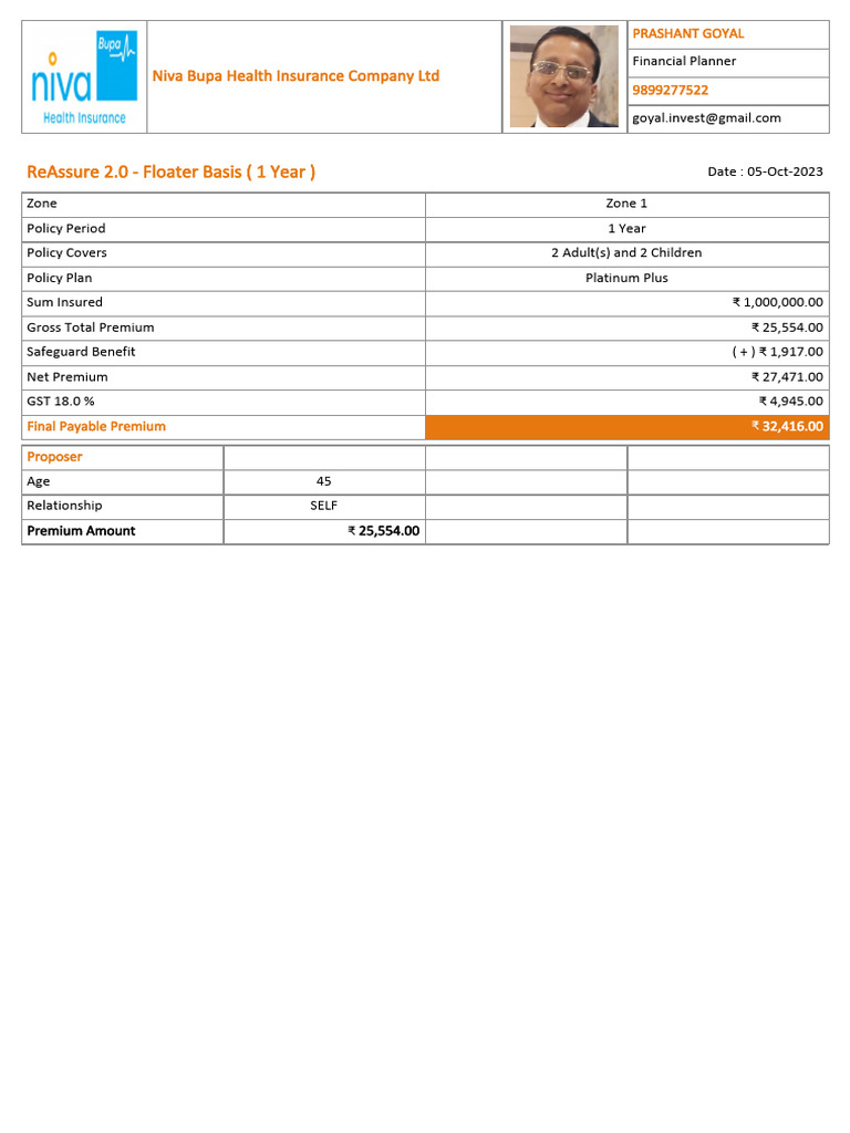 Shri Mayank Ji - 5-Oct-2023-09-44-31 | PDF | Deductible | Health Care
