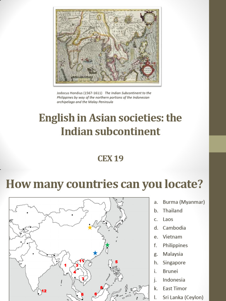CEX 19 - The Indian Subcontinent | PDF | British Raj | Partition Of India