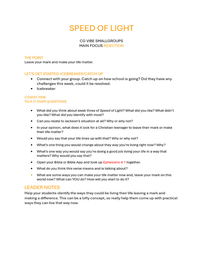 Speed of Light 3 | PDF
